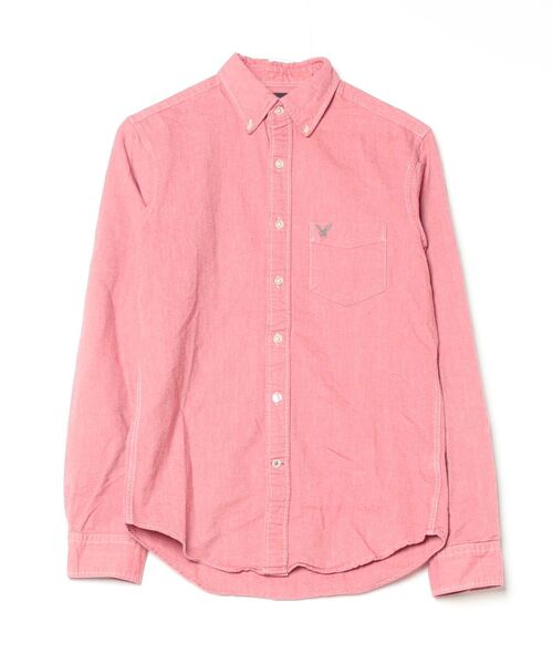 「American Eagle」 刺繍長袖シャツ X-SMALL レッド メンズ : 89645786 : ZOZOTOWN Yahoo!店 - 通販 - Yahoo!ショッピング