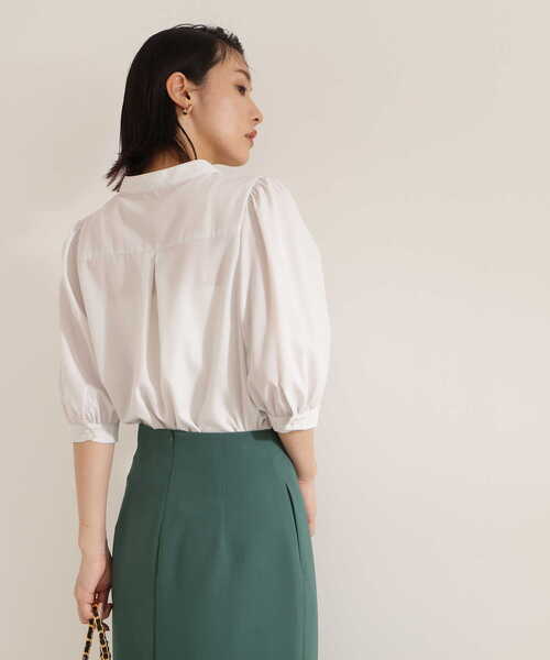 NATURAL BEAUTY BASIC 「NATURAL BASIC」 7分袖ブラウス MEDIUM ブルー レディース : ZOZOTOWN Yahoo!店 - 通販 - Yahoo!ショッピング