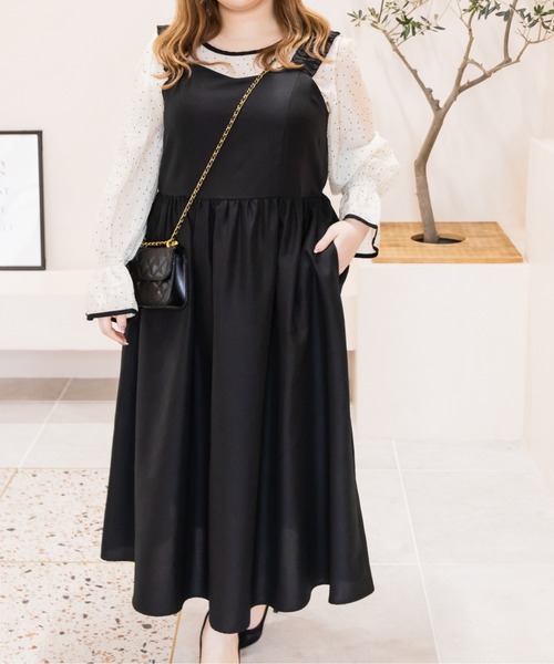 CLETTE 「CLETTE」 ノースリーブワンピース 3L ブラック レディース : ZOZOTOWN Yahoo!店 - 通販 - Yahoo!ショッピング