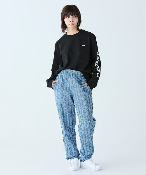 LACOSTE（ラコステ） tシャツ ヘビーウェイトスリーブプリント