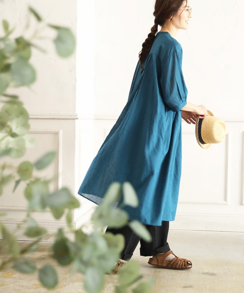 soulberry 「soulberry」 7分袖ワンピース M ブルー レディース : ZOZOTOWN Yahoo!店 - 通販 ...