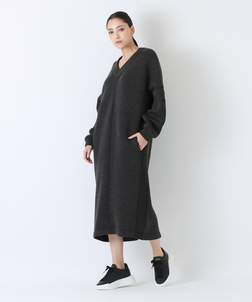 Yahoo!オークション - 「EPOCA」 長袖ワンピース「Lu TECSコラボ」 40 ...