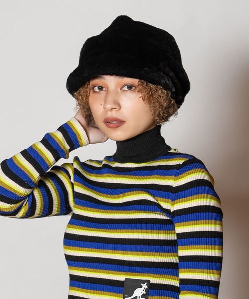 CA4LA 「CA4LA」 帽子 - ブラック レディース : ZOZOTOWN Yahoo!店 - 通販 - Yahoo!ショッピング