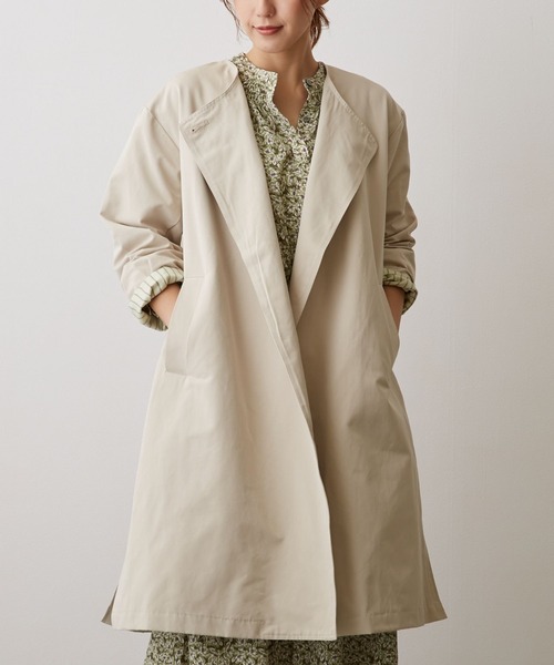 OandI グログランノーカラーコート レディース : ZOZOTOWN Yahoo!店 - 通販 - Yahoo!ショッピング