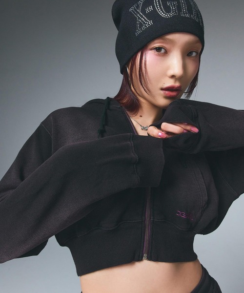 X-girl パーカー FADED COMPACT L/S ZIP UP HOODIE レディース : ZOZOTOWN Yahoo!店 - 通販 - Yahoo!ショッピング