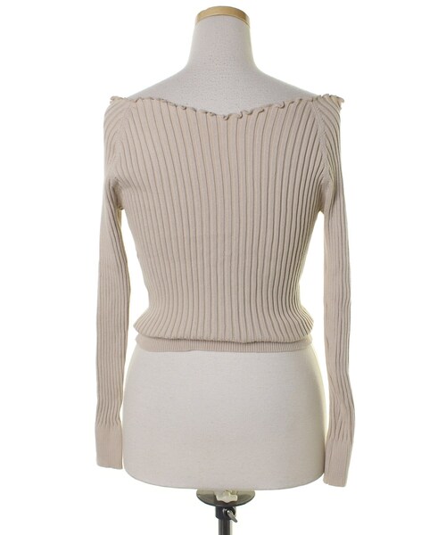 Yahoo!オークション - 「Sov.」 ニットカーディガン 36 ベージュ レデ...