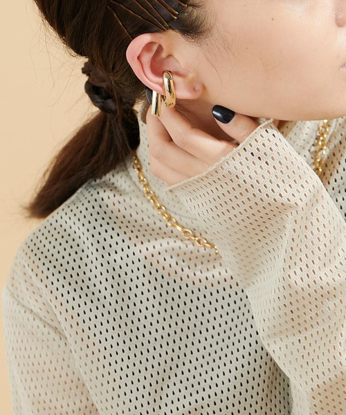 Yahoo!オークション - 「ear PAPILLONNER」 イヤーカフ FREE ゴールド ...