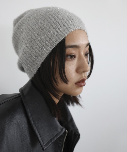 hellam ニット帽 ニットキャップ ラメニットビーニー レディース : ZOZOTOWN Yahoo!店 - 通販 - Yahoo!ショッピング