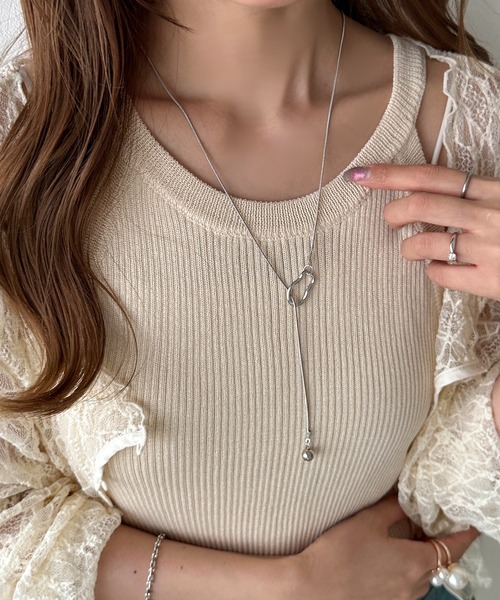 apres jour ネックレス 「apres clair×ARIAZ」変形スライダーネックレス レディース : ZOZOTOWN Yahoo!店 - 通販 - Yahoo!ショッピング