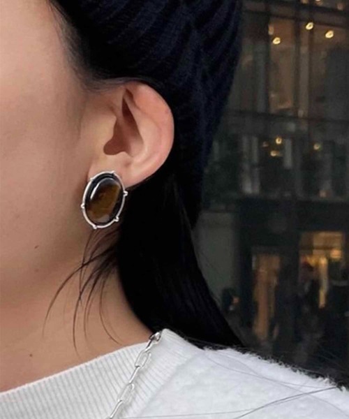 Ameri イヤリング UND NICKEL FREE GEMSTONE EARRING レディース : ZOZOTOWN Yahoo!店 - 通販 - Yahoo!ショッピング