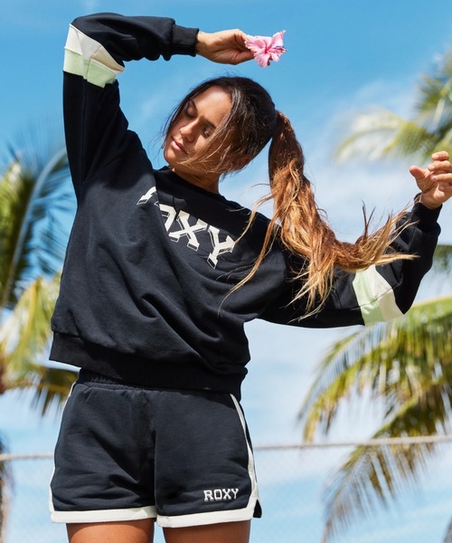 ROXY トレーナー スウェット ESSENTIAL ENERGY CB /ロキシーロゴドロップショルダークルーネックスウェット レディース : ZOZOTOWN Yahoo!店 - 通販 ...