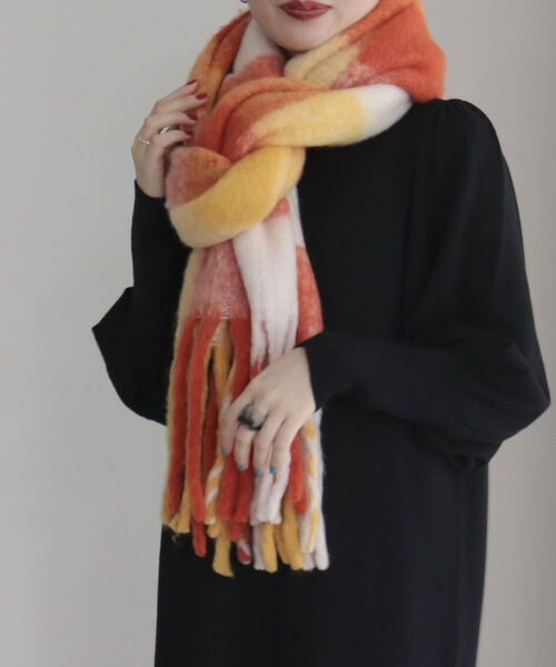 ストール 【新色追加】ふわふわチェックストール :68409799:ZOZOTOWN Yahoo!店 - 通販 - Yahoo!ショッピング