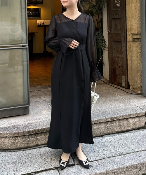 prose verse 「prose verse」 長袖ワンピース LARGE ブラック レディース : ZOZOTOWN Yahoo!店 - 通販 - Yahoo!ショッピング