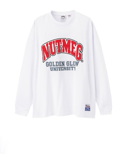 Goodwear tシャツ GOOD WEAR x NUTMEG ビッグシルエット ロゴプリントロングスリーブTシャツ メンズ レディース : ZOZOTOWN Yahoo!店 - 通販 ...