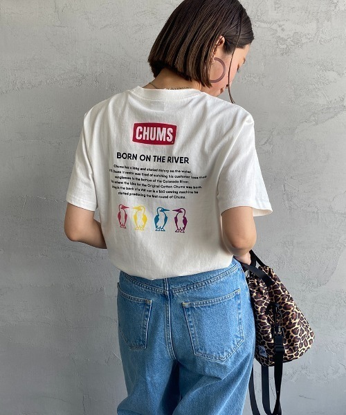 CHUMS tシャツ Tシャツ 「CHUMS/チャムス」 別注 ヒストリーロゴ バックプリントTシャツ レディース メンズ : ZOZOTOWN Yahoo!店 - 通販 - Yahoo!ショッピング