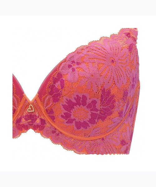 AMOSTYLE ブラ チャーミングラマー ブラジャー レトロポップ「Eカップ」 AMST1469 WHU JX レディース ...