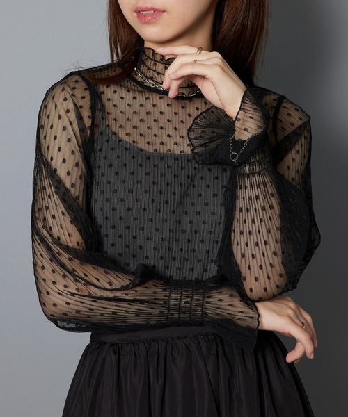 SETUP7 tシャツ 「SETUP7」ドットシアートップスタートルネック KNF080 レディース : ZOZOTOWN Yahoo!店 - 通販 - Yahoo!ショッピング