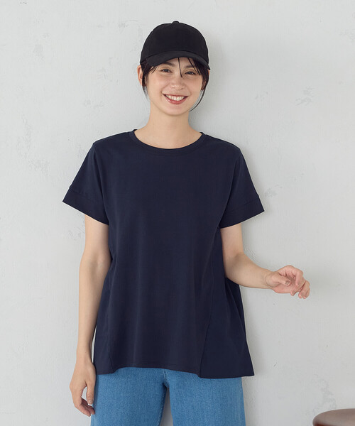 COMME CA ISM tシャツ 切り替え コンビカットソー レディース : ZOZOTOWN Yahoo!店 - 通販 - Yahoo!ショッピング