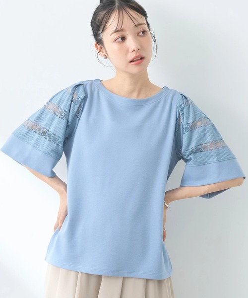 tシャツ Tシャツ フレア袖レースプルオーバー レディース :84835801:ZOZOTOWN Yahoo!店 - 通販 - Yahoo ...