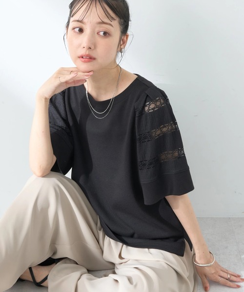 tシャツ Tシャツ フレア袖レースプルオーバー レディース :84835801:ZOZOTOWN Yahoo!店 - 通販 - Yahoo ...