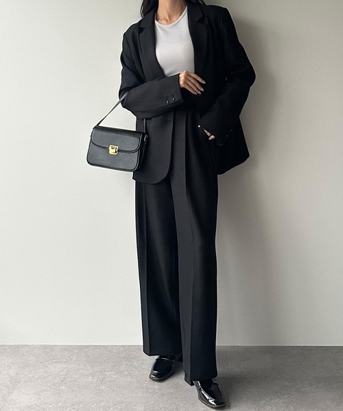 Yahoo!オークション - 「JUNOAH」 セットアップ - チャコール レディー...