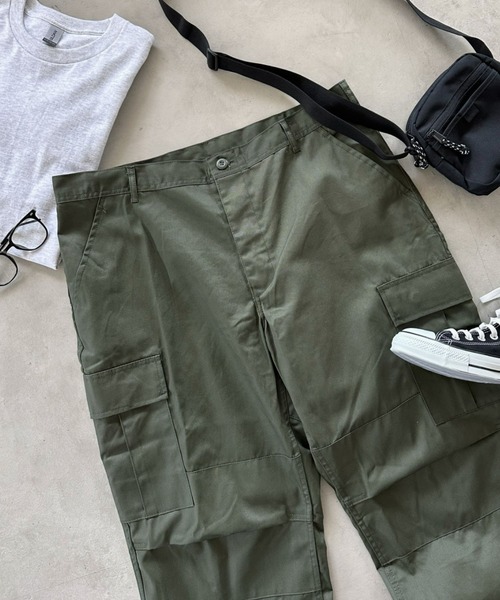 パンツ カーゴパンツ ROTHCO(ロスコ)/カーゴパンツ 無地 迷彩 ワイドパンツ ワークパンツ 軍パン/Tactical BDU ...