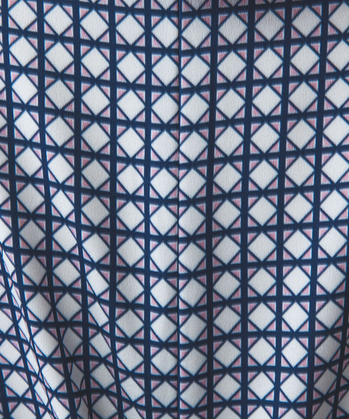 NARACAMICIE（ナラカミーチェ） ワンピース 「NALACARA」肩釦プリント