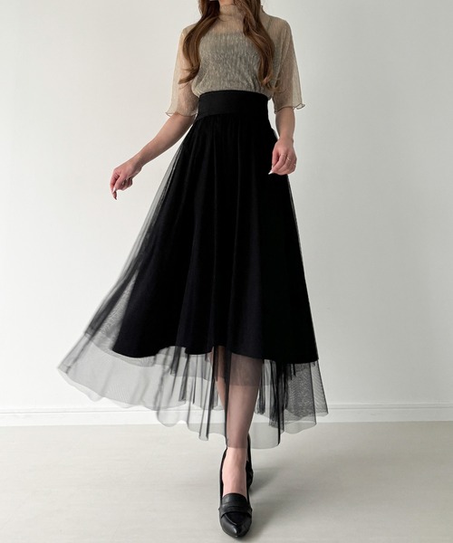 Yahoo!オークション - 「JUNOAH」 スカート X-LARGE ブラック レディー...