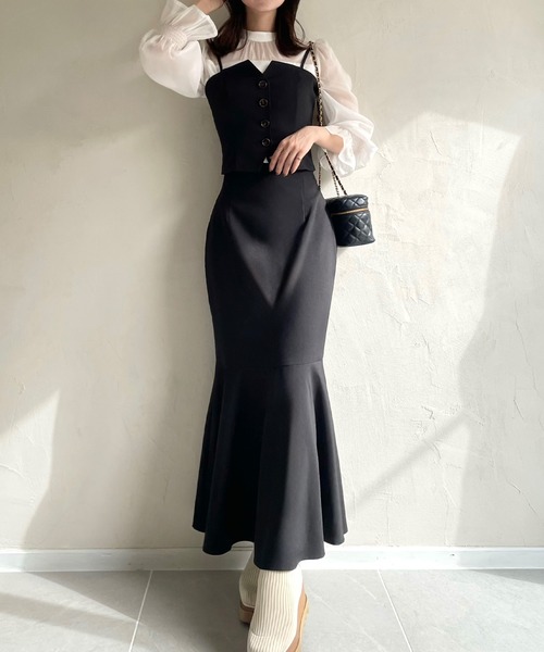 Yahoo!オークション - 「JUNOAH」 セットアップ MEDIUM ブラック レデ...