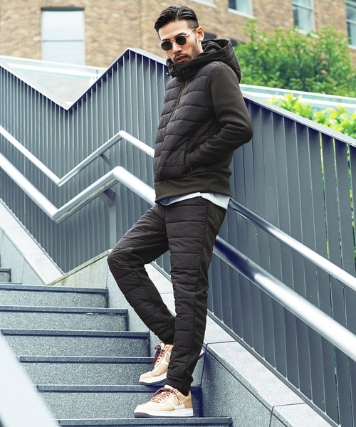 roshell ブルゾン アウター 裏起毛ジャージ切替サーモ中綿ジャケット メンズ : ZOZOTOWN Yahoo!店 - 通販 - Yahoo!ショッピング