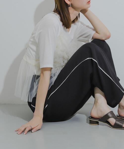 パンツ レディース サイドラインイージーパンツ :83735803:ZOZOTOWN Yahoo!店 - 通販 - Yahoo!ショッピング