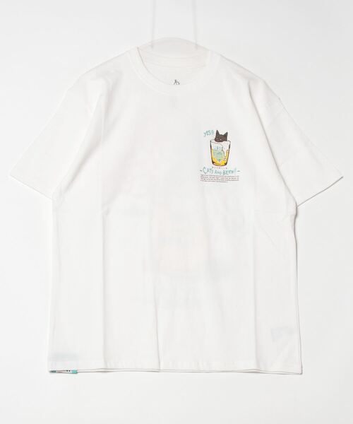 go slow caravan tシャツ caravan/ゴースローキャラバン RAY綿 猫と麦酒TEE メンズ : ZOZOTOWN ...