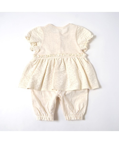 Hoppetta ベビー服 ロンパース 「Hoppettaホッペッタ」 flowerジャガード 半袖2wayドレス アイボリー 50-70cm : ZOZOTOWN Yahoo!店 - 通販 ...