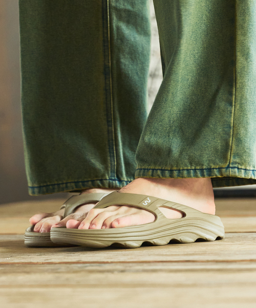 doubleu（ダブリュー） サンダル 「ダブリュー（DOUBLEU ）」W4 RIVA/トング型/リカバリーサンダル メンズ レディース : ZOZOTOWN Yahoo!店 - 通販 ...