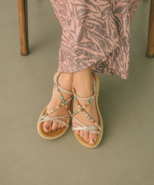 BAYFLOW サンダル 「ゴムストラップでさっと着脱」エスニックロープサンダル レディース : ZOZOTOWN Yahoo!店 - 通販 - Yahoo!ショッピング