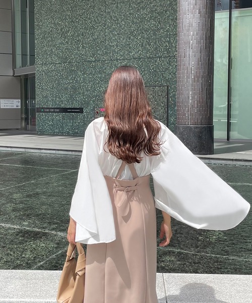 Yahoo!オークション - 「JUNOAH」 サロペットスカート LARGE ブラック ...