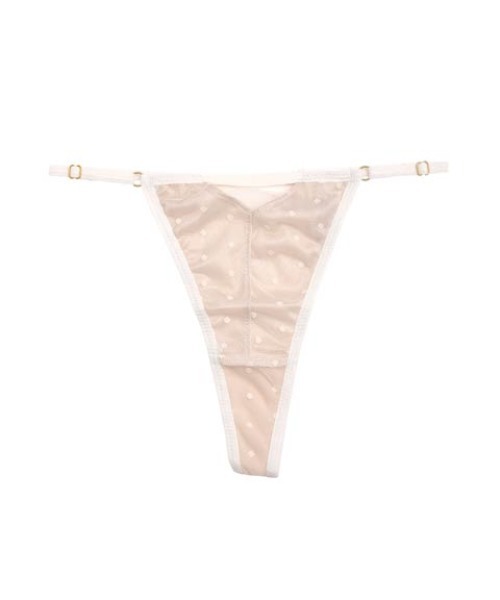 Re；by Reinest ショーツ ZERO BRA series Dot Sheer Lace T-back / ドット シアーレース ...