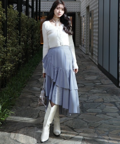 rienda スカート ボリュームティアードスカート : ZOZOTOWN Yahoo!店 - 通販 - Yahoo!ショッピング