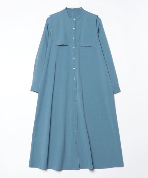 N.Natural Beauty Basic 「N.（N. Natural Basic）」 長袖ワンピース MEDIUM ブルー レディース : ZOZOTOWN Yahoo!店 - 通販 ...