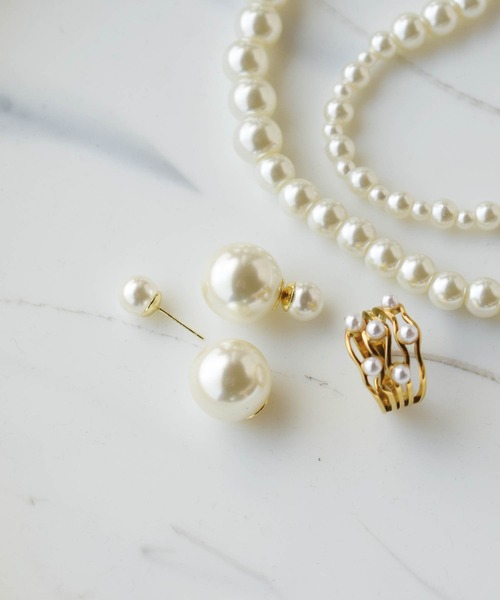 PICCIN ピアス 前後2WAYパールピアス レディース : ZOZOTOWN Yahoo!店 - 通販 - Yahoo!ショッピング