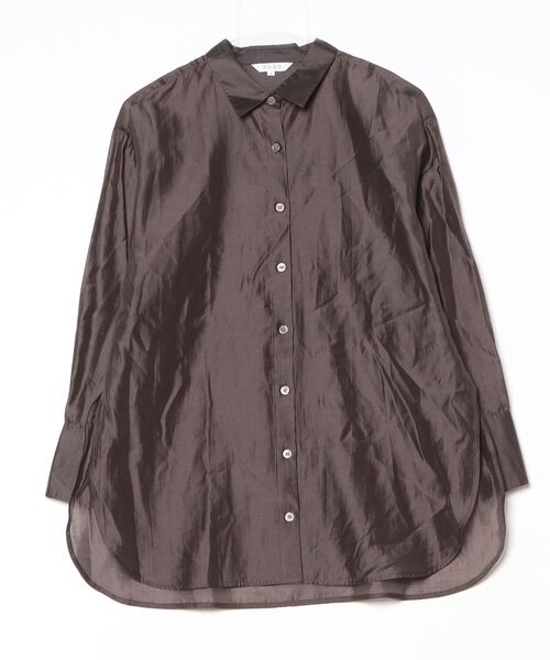 PLST 「PLST」 長袖シャツ S ブラウン レディース : ZOZOTOWN Yahoo!店 - 通販 - Yahoo!ショッピング