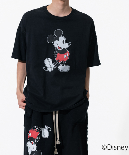 DISCOVERED tシャツ “Disney Collection”「Mickey」 Shell Stitch S/S Cutsewn メンズ レデ : ZOZOTOWN Yahoo!店 ...