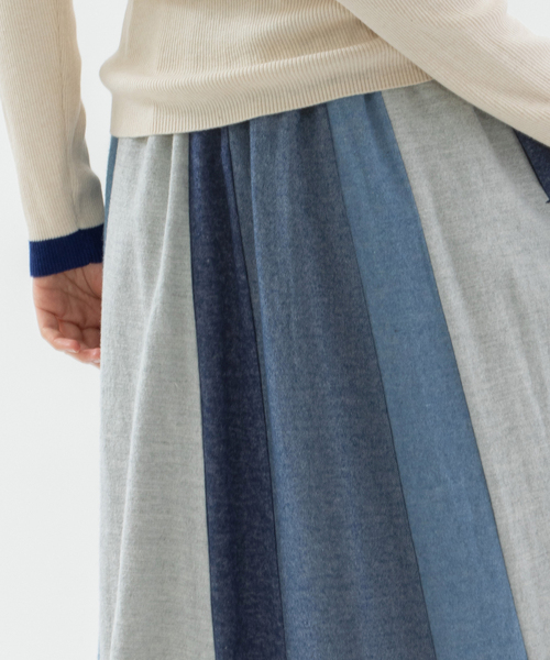 nop de nod（ノップドゥノッド） スカート Cornet miscシャンブレー