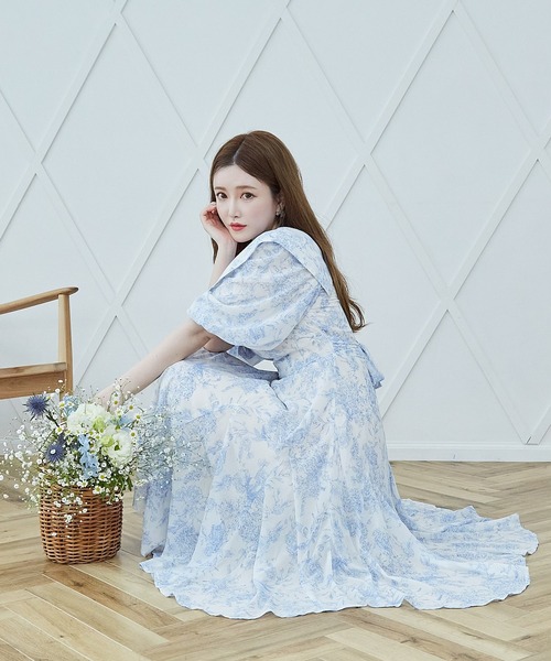 LADYM ワンピース 「LADYM」Toile De Jouy Chiffon Onepiece : ZOZOTOWN Yahoo!店 - 通販 - Yahoo!ショッピング