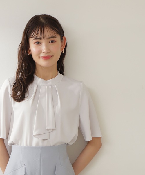 「NATURAL BEAUTY BASIC」 半袖ブラウス SMALL グレー レディース : 85134813 : ZOZOTOWN Yahoo!店 - 通販 - Yahoo!ショッピング