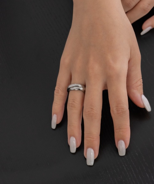 ebine 指輪 リング Trinity Ring 金属アレルギー対応 サージカルステンレス レディース : ZOZOTOWN Yahoo!店 - 通販 - Yahoo!ショッピング