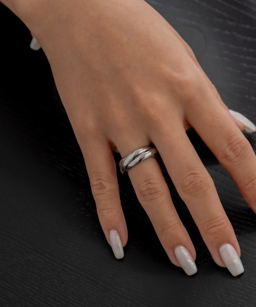 ebine 指輪 リング Trinity Ring 金属アレルギー対応 サージカルステンレス レディース : ZOZOTOWN Yahoo!店 - 通販 - Yahoo!ショッピング