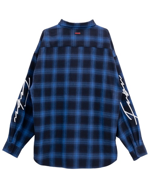 FUBU（フブ） シャツ ブランド ロゴ 筆記体 胸ポケット付き アメカジ