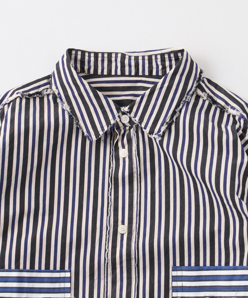 CASEY CASEY シャツ CASEY CASEY(ケイシーケイシー) HAMNET RAW EDGE