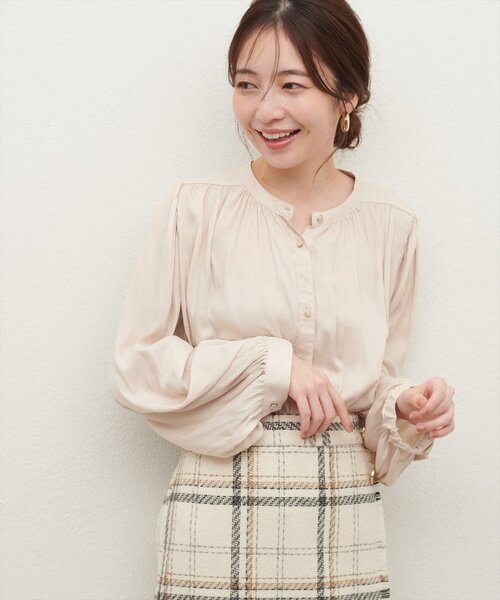natural couture 「natural couture」 長袖ブラウス FREE オフホワイト レディース : ZOZOTOWN ...